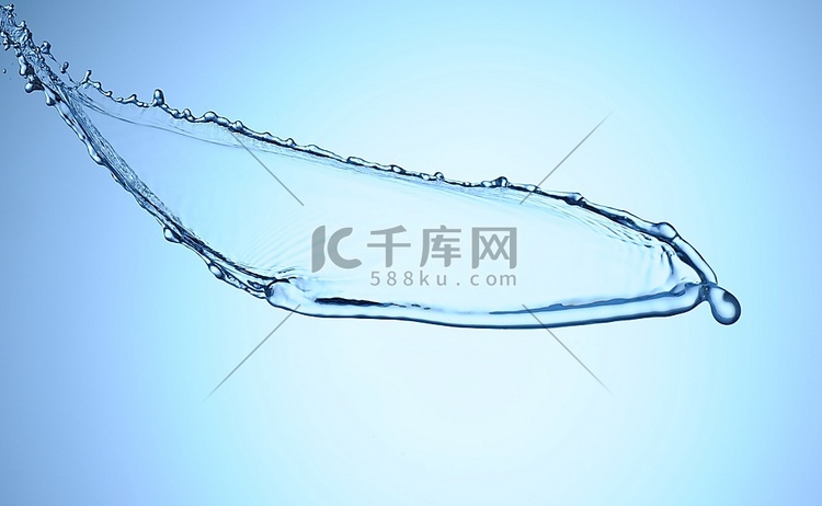 美丽的水花飞溅速度镜头高清摄影大图 千库网