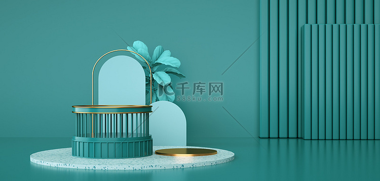 展台c4d简约展台背景图片免费下载 千库网