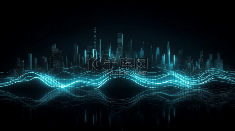 创意炫酷科技线条背景图片免费下载 海报banner 高清大图 千库网 图片编号6403690