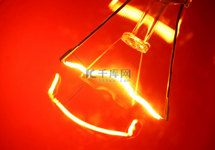 钨丝灯泡高清摄影大图 千库网