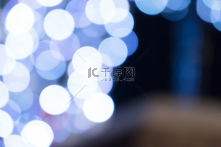 抽象的圆形散景背景高清摄影大图 千库网