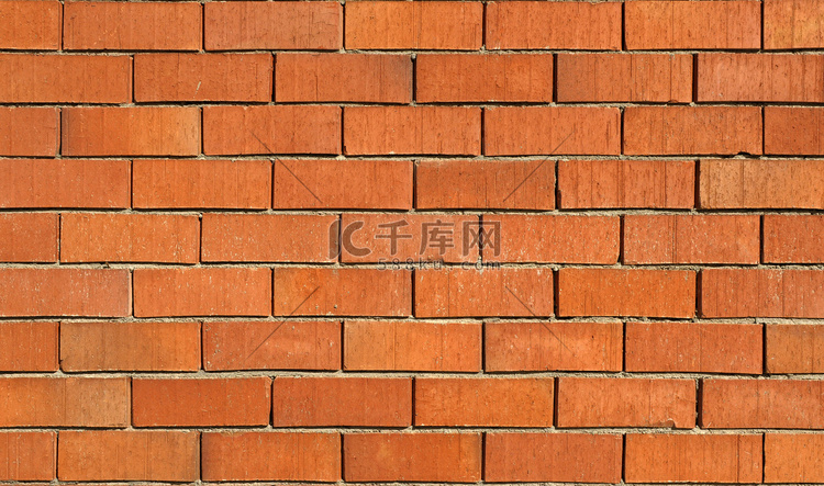 一堵砖墙的特写镜头有红砖的 纹理背景高清摄影大图 千库网