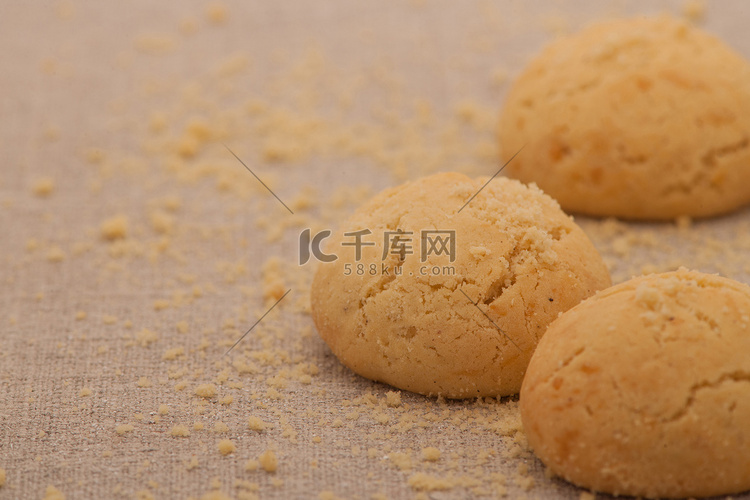 圆形饼干高清摄影大图 千库网