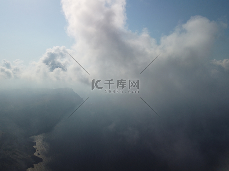 抽象空中自然夏季海洋日落大海和天空背景高清摄影大图 千库网