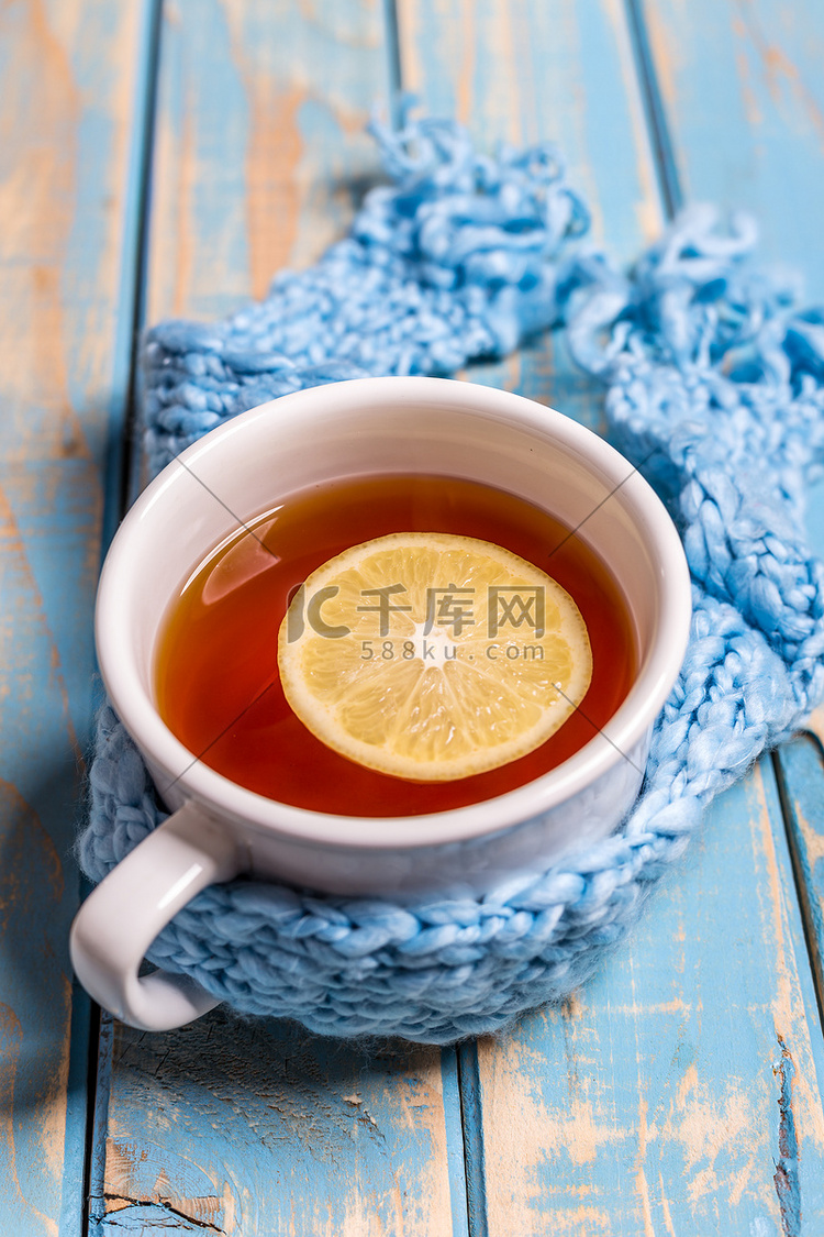 一杯热茶高清摄影大图 千库网