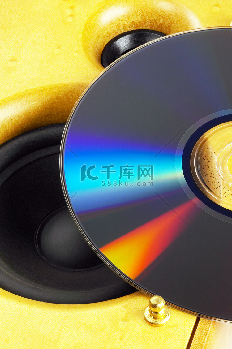 扬声器和 CD高清摄影大图 千库网