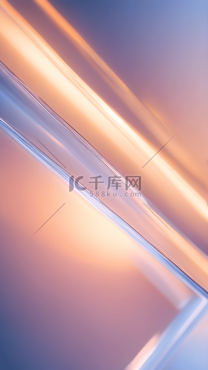 柔和粉彩闪亮玻璃透明渐变玻璃纹理波纹背景图片免费下载 千库网