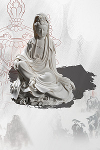观音背景图片 观音背景素材 观音高清背景下载 千库网