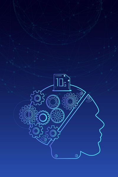 人脑医学背景图片 人脑医学背景素材图片 千库网