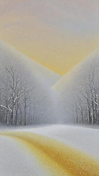 雪路卡通背景图片 雪路卡通背景素材图片 千库网