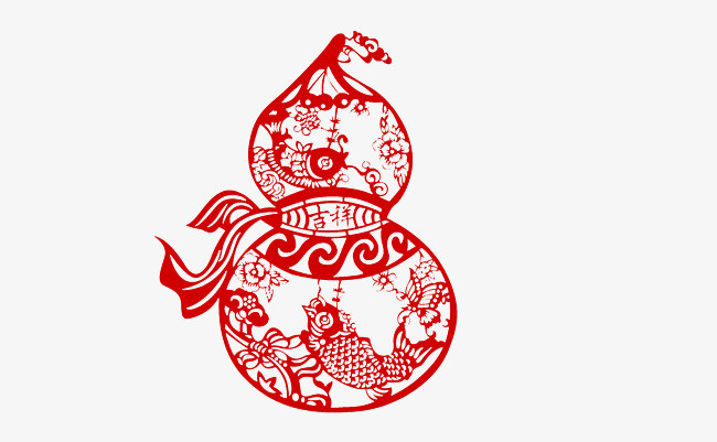 葫芦剪纸图片 剪纸葫芦怎么剪 剪纸葫芦教程图解 第14页 大山谷图库