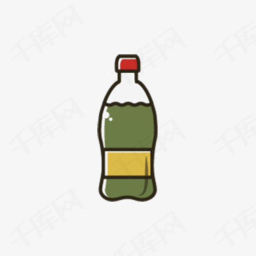 汽水瓶简笔画 盐汽水画法 伤感说说吧