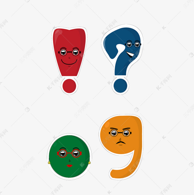 标点符号图画标点符号图片大全图解 伤感说说吧
