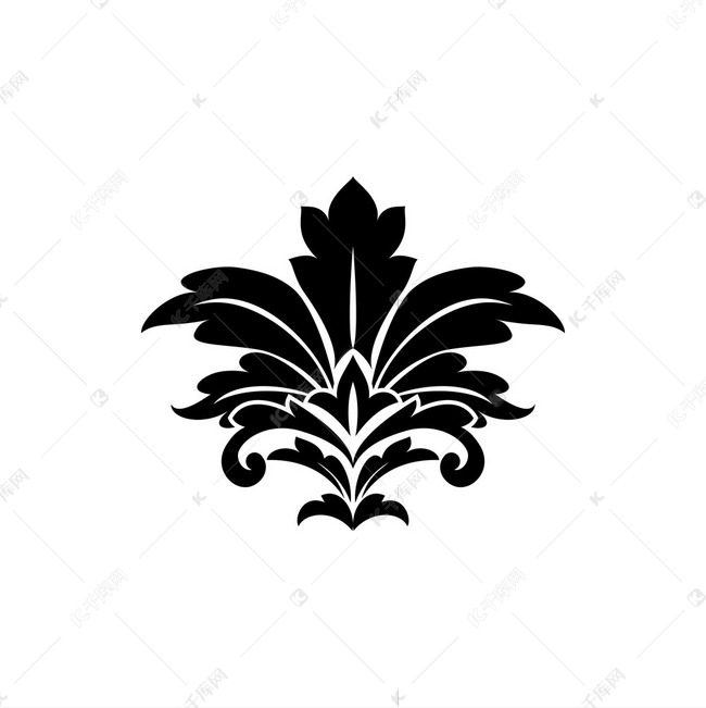 鸢尾花与百合花装饰品相比孤立的花卉图案素材图片免费下载 千库网