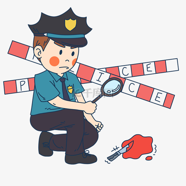 案发现场探查素材图片免费下载 千库网