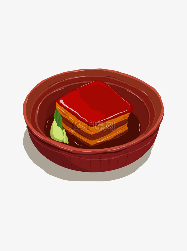 美味东坡肉装饰元素素材图片免费下载 千库网