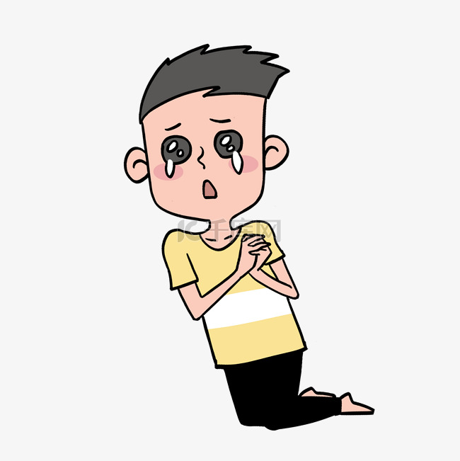 祈求的男人素材图片免费下载 千库网
