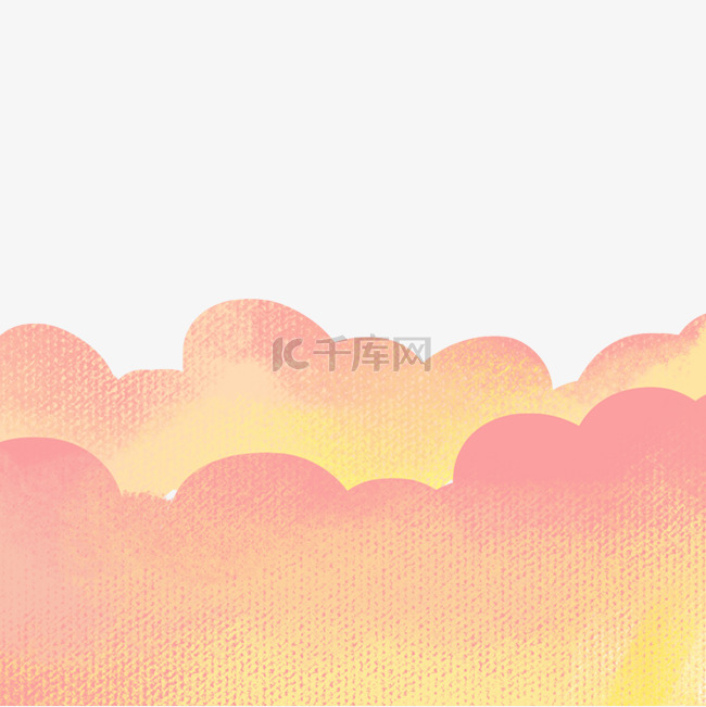 卡通傍晚火烧云下载素材图片免费下载 千库网