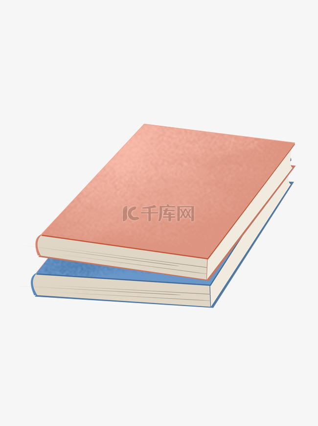 手绘卡通书本可商用元素素材图片免费下载 千库网