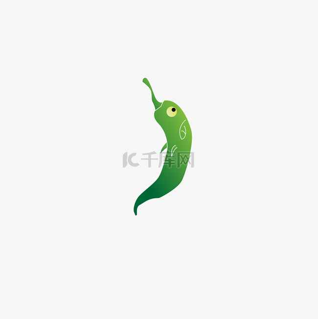 手绘食物卡通食物青椒素材图片免费下载 千库网