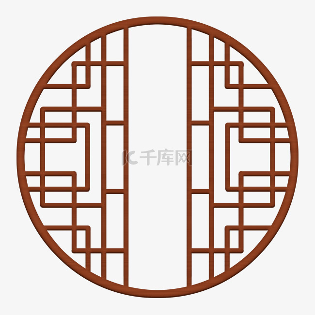 新中式风格古典窗户素材图片免费下载 千库网