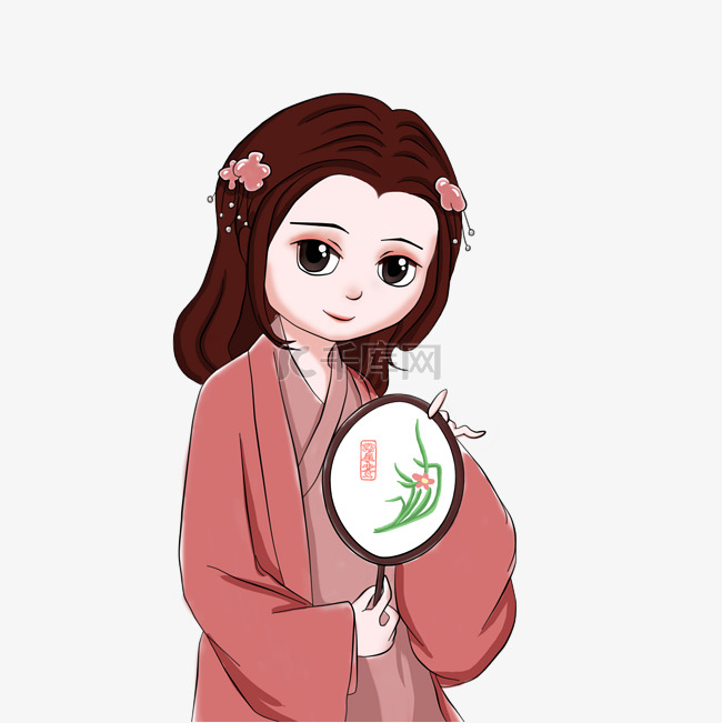 Q版皇妃娘娘古风夫人小丫头皇后素材图片免费下载 千库网