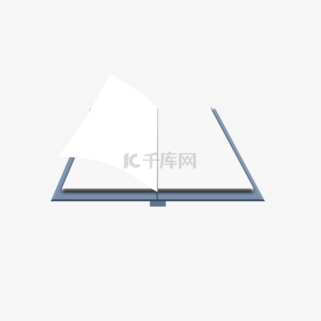 矢量彩色翻页书素材图片免费下载 千库网