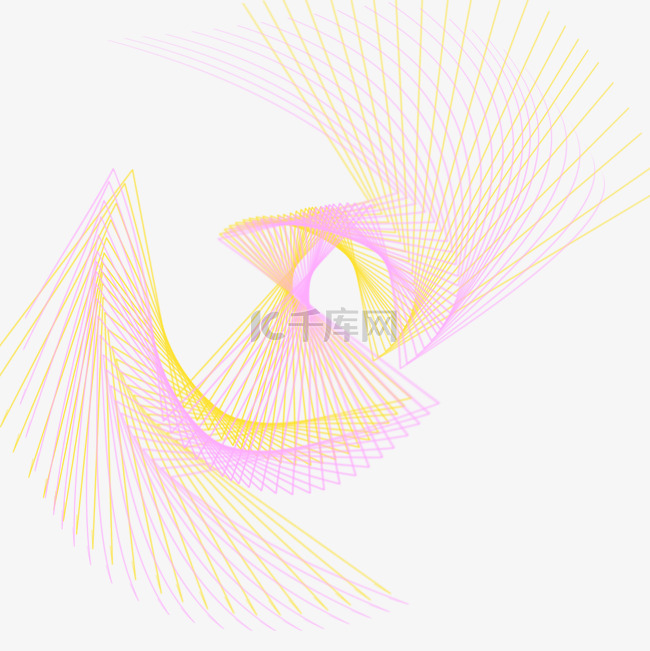 彩色不规则曲线背景装饰图案免抠素材图片免费下载 千库网