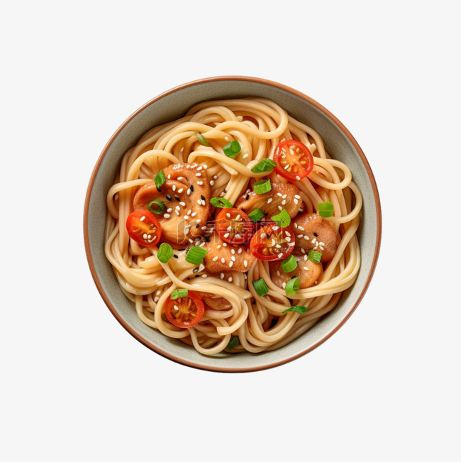 美食面条卡通元素手绘素材图片免费下载 千库网