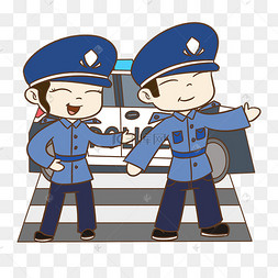 蓝色警服图片 蓝色警服图片素材免费下载 千库网