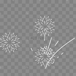 白色烟花图片 白色烟花图片素材免费下载 千库网