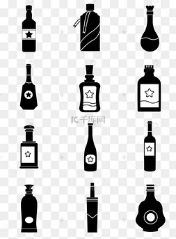 紫红色酒瓶图片 紫红色酒瓶图片素材免费下载 千库网