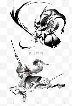 打斗黑影图片 打斗黑影图片素材免费下载 千库网