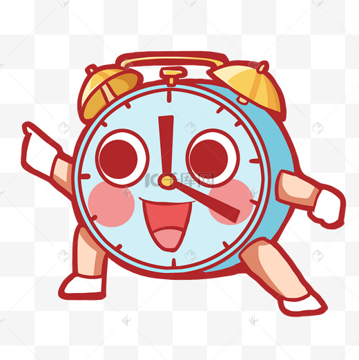 卡通可爱时钟图片 卡通可爱时钟图片素材免费下载 千库网
