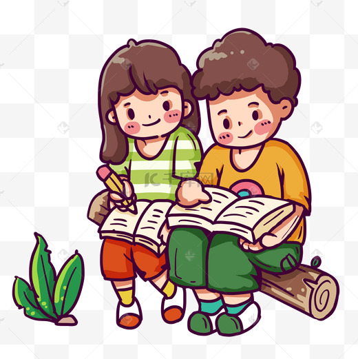 同学阅读图片 同学阅读图片素材免费下载 千库网