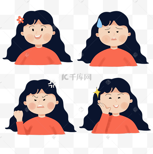 喜怒哀惧厌恶图片 喜怒哀惧厌恶图片素材免费下载 千库网