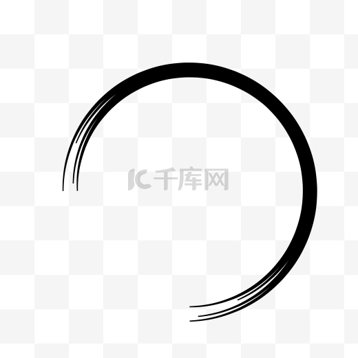 黑色半圆水墨图片 黑色半圆水墨图片素材免费下载 千库网