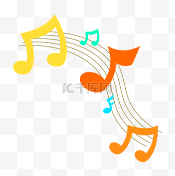 音乐简谱设计素材 音乐简谱模板设计 海报图片下载 千库网