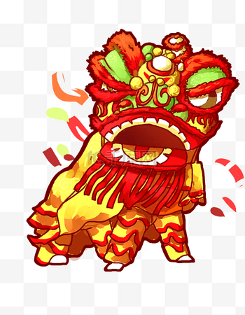 q版舞狮图片 q版舞狮素材 q版舞狮模板图片下载 千库网
