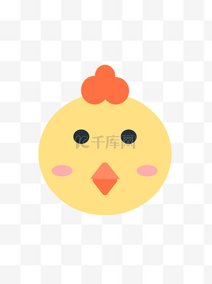 小鸡动物元素头像手机矢量图标素材图片免费下载 千库网