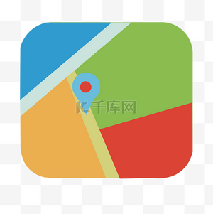 矢量卡通免扣地标素材图片免费下载 千库网