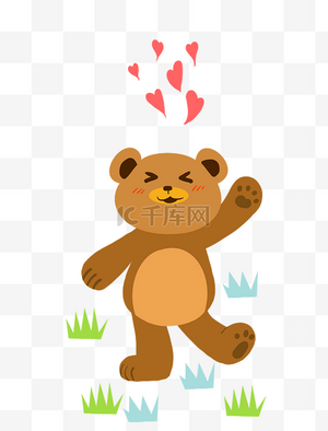 卡通动画小熊图片 卡通动画小熊图片素材免费下载 千库网