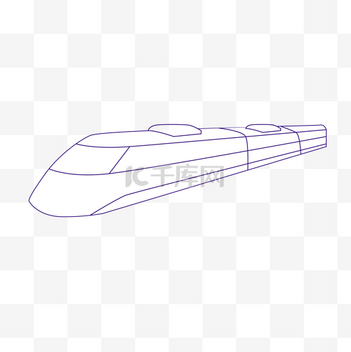 和谐号简笔画设计素材 和谐号简笔画模板设计 海报图片下载 千库网