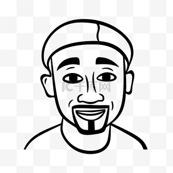 哪吒人物黑白线描图片素材 哪吒人物黑白线描模板图片下载 千库网