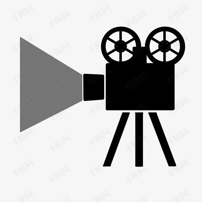 电影放映机简笔画场记板简笔画 伤感说说吧