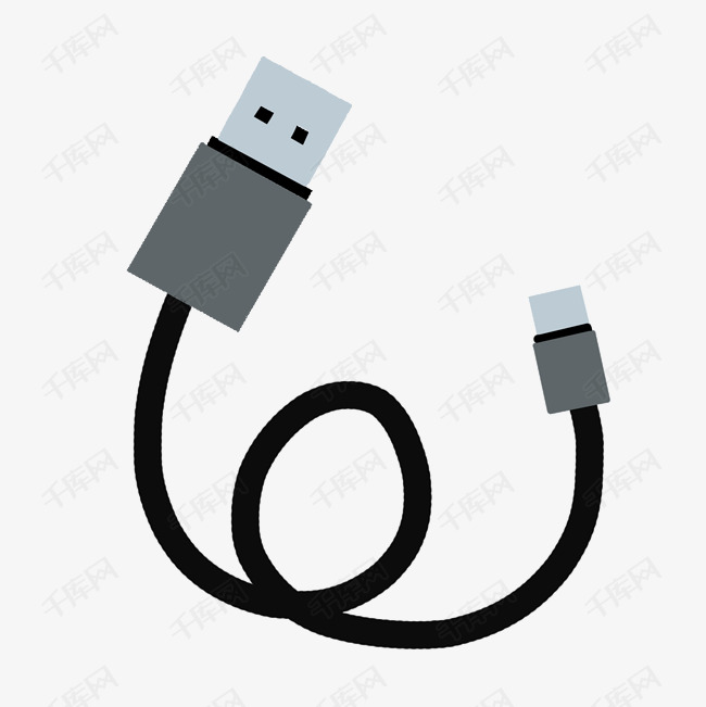 矢量数据线装饰图素材图片免费下载-千库网