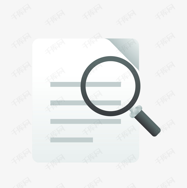 放大镜调查研究报告素材图片免费下载-千库网