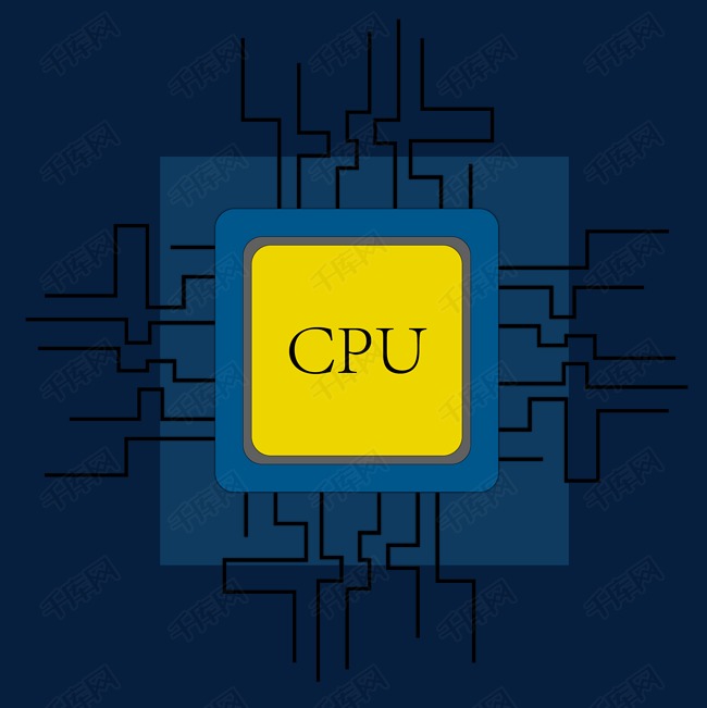 矢量CPU素材图片免费下载-千库网