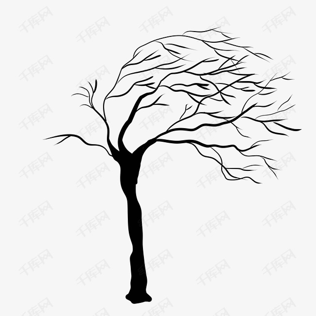 树 简笔画素材图片免费下载_高清psd_千库网(图片编号9391711)