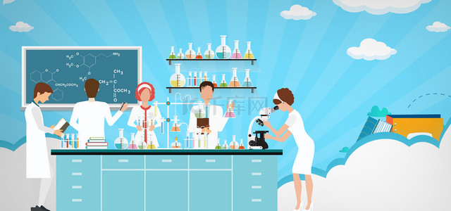 实验室背景图片_实验室背景素材图片_千库网